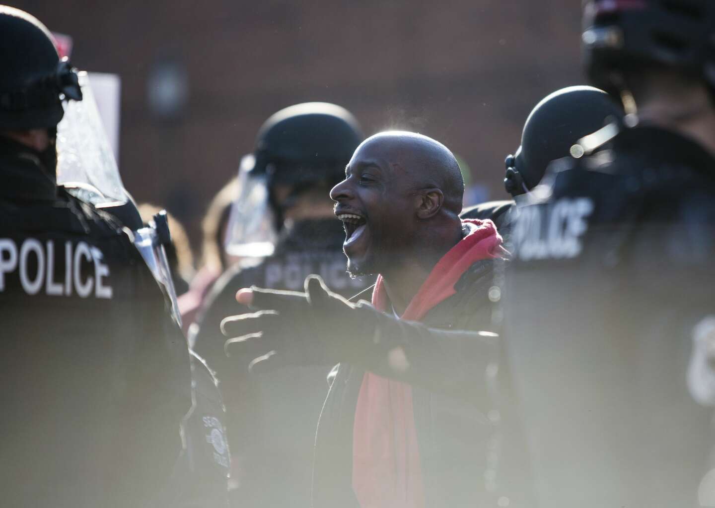 At least 5 arrested after skirmishes at UW rally, protest