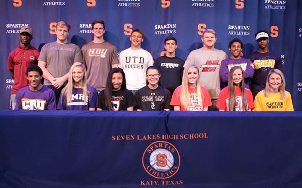 Katy ISD student-athletes celebrate college future