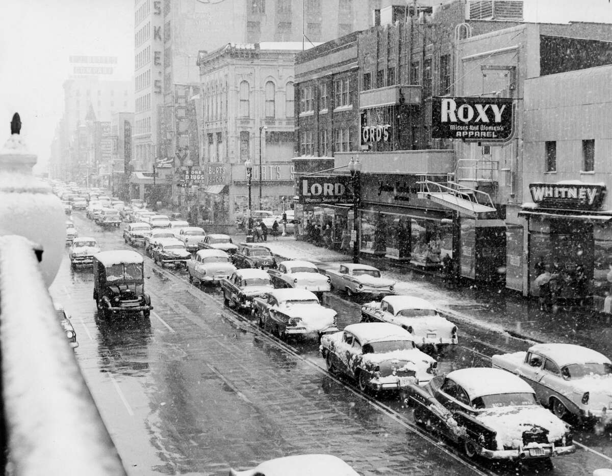 58 years ago this week Houston got four inches of snow just before ...