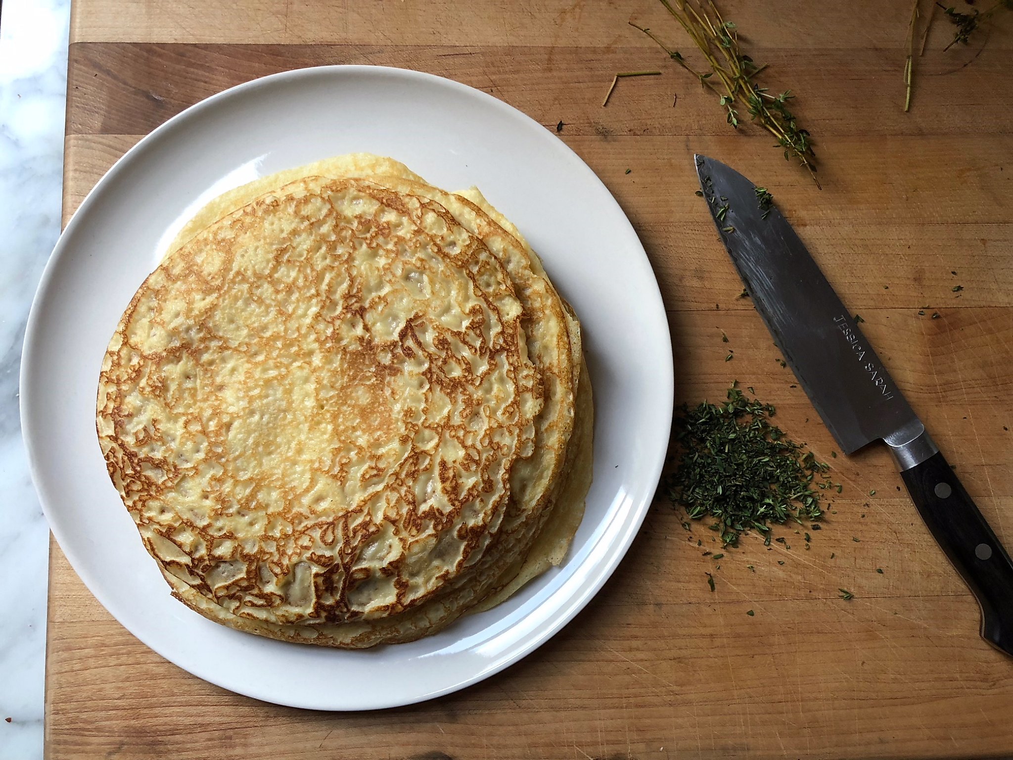 Recipe: Baked Crepes With Ham and Mushrooms