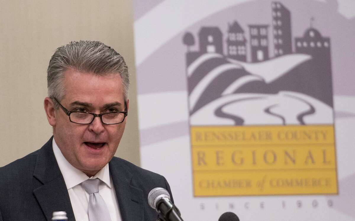 Rensselaer County Executive Steven McLaughlin presents first budget