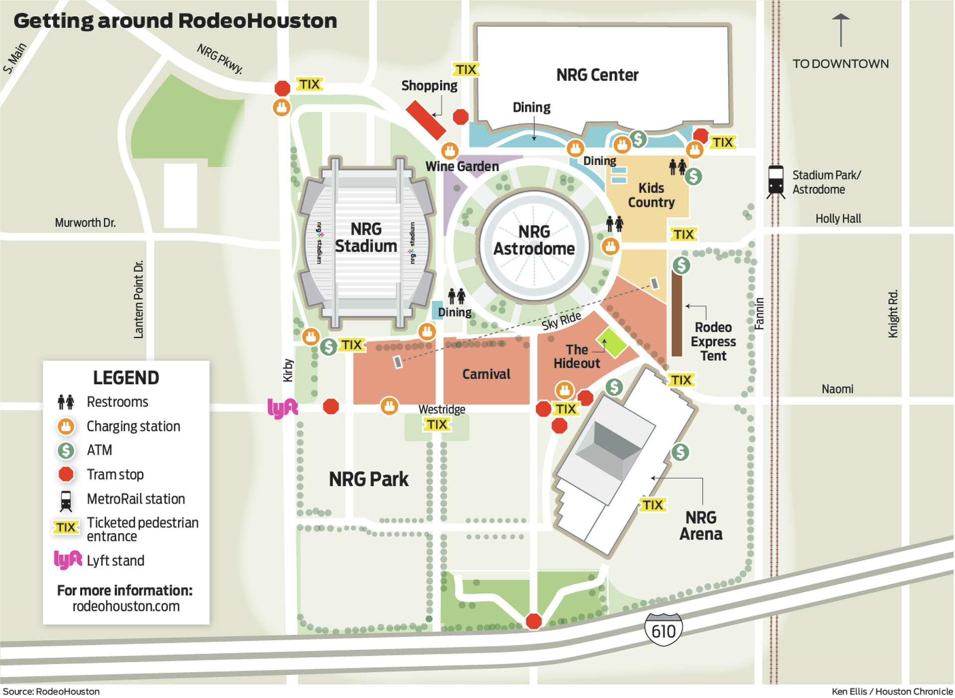 How to get to RodeoHouston without driving to NRG