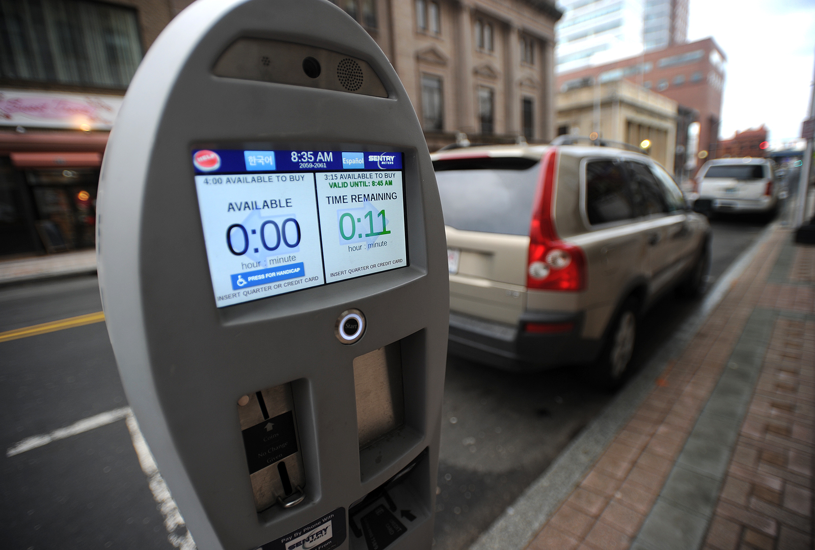 Time runs out for downtown parking meters