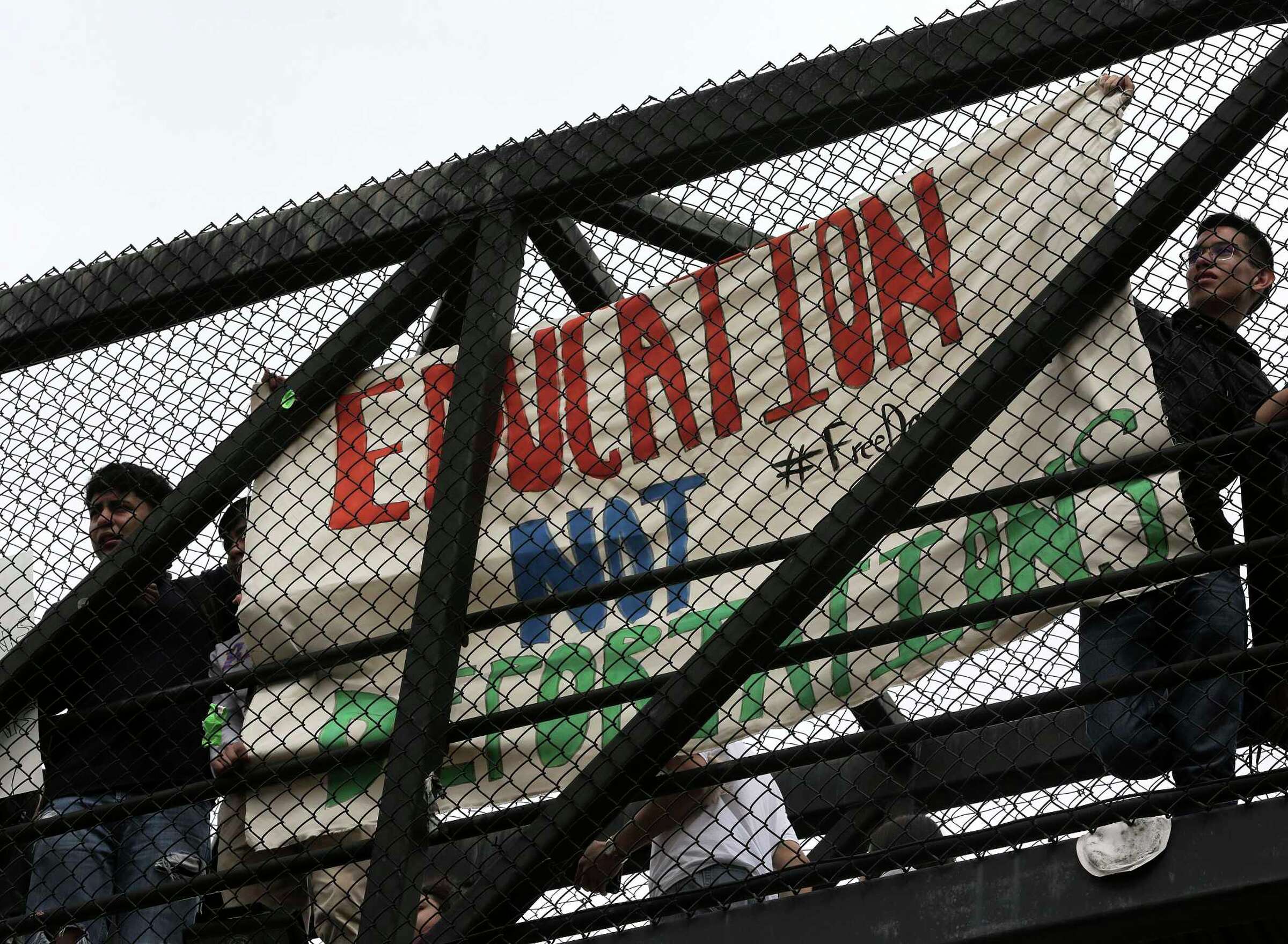 Austin High School students protest arrest of immigrant student booked ...