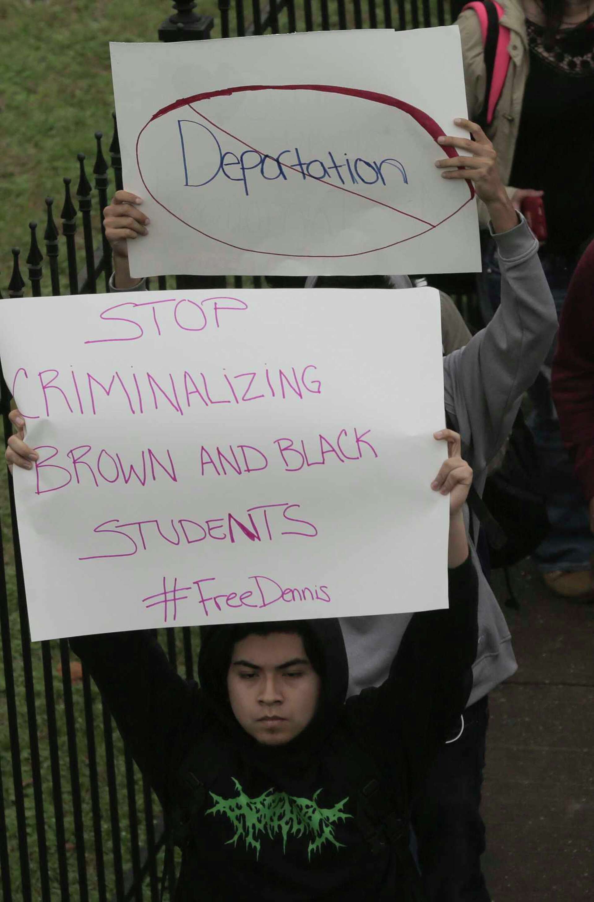 Austin High School students protest arrest of immigrant student booked ...