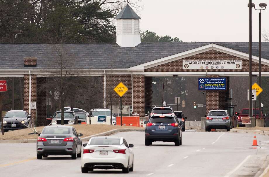 Vehicle stopped after shooting at entrance to NSA - SFGate