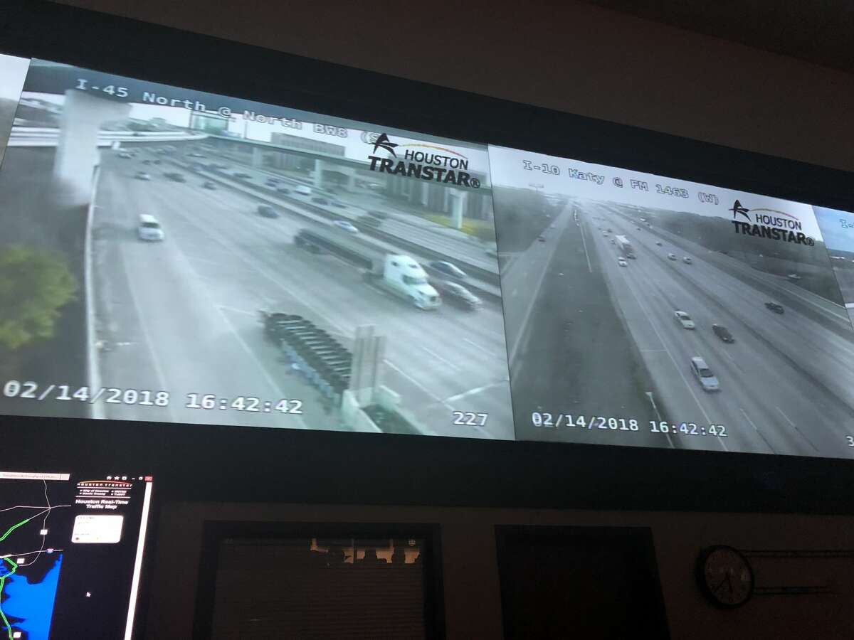 Look deep inside Houston TranStar, where your traffic news originates