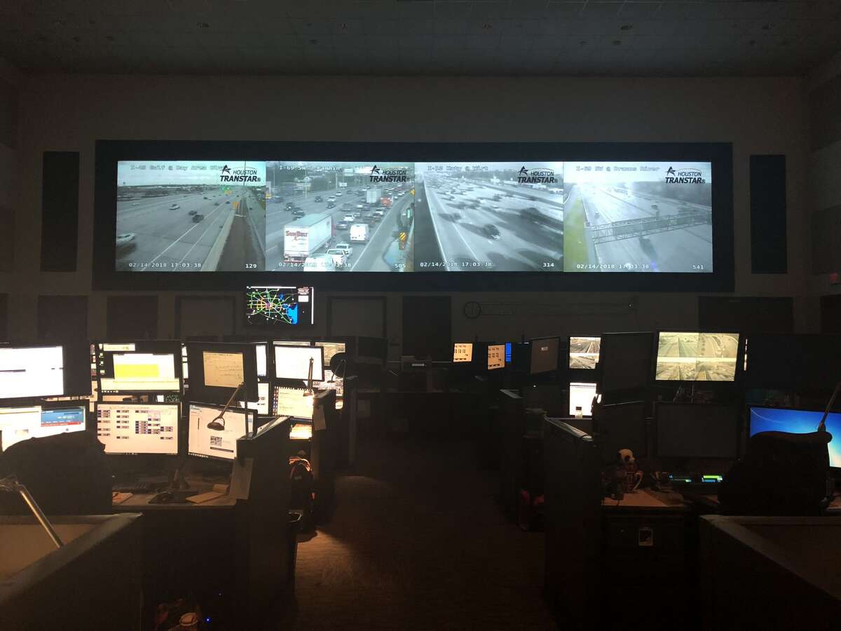Look deep inside Houston TranStar, where your traffic news originates