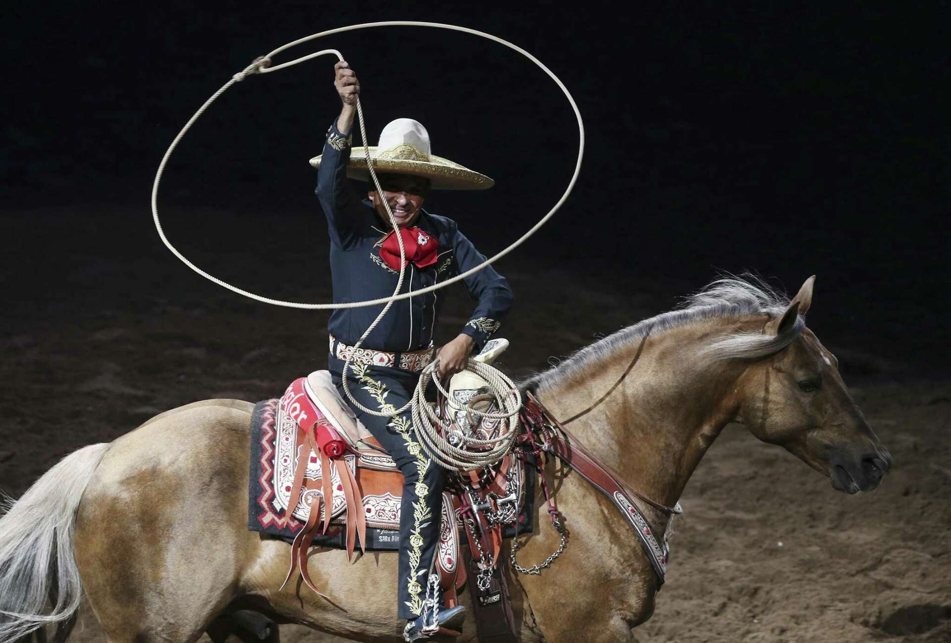 Garcilazo, the ‘Elvis of Mexico,’ performs charro routine at San ...