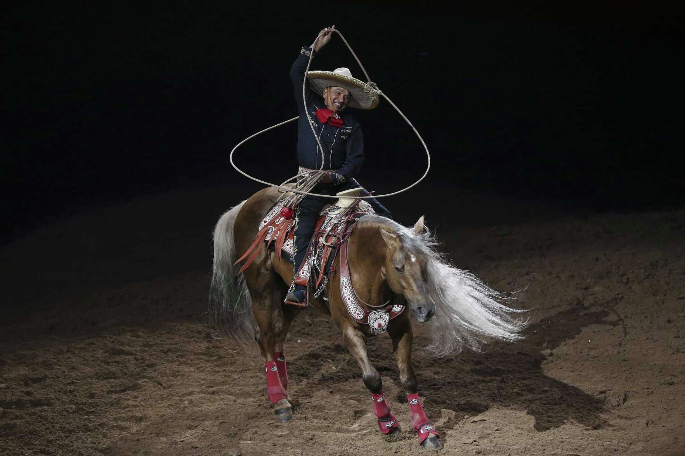 Garcilazo, the ‘Elvis of Mexico,’ performs charro routine at San ...