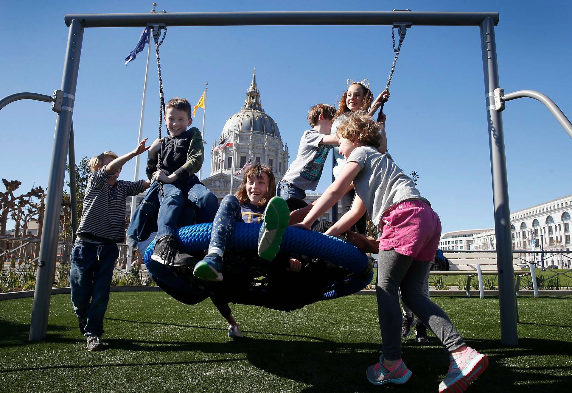 $10 million playgrounds give downtown SF kids a safe place to frolic