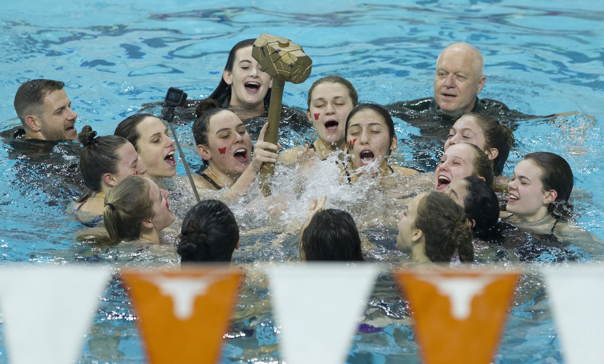 The Woodlands girls win 2nd straight swim state championship