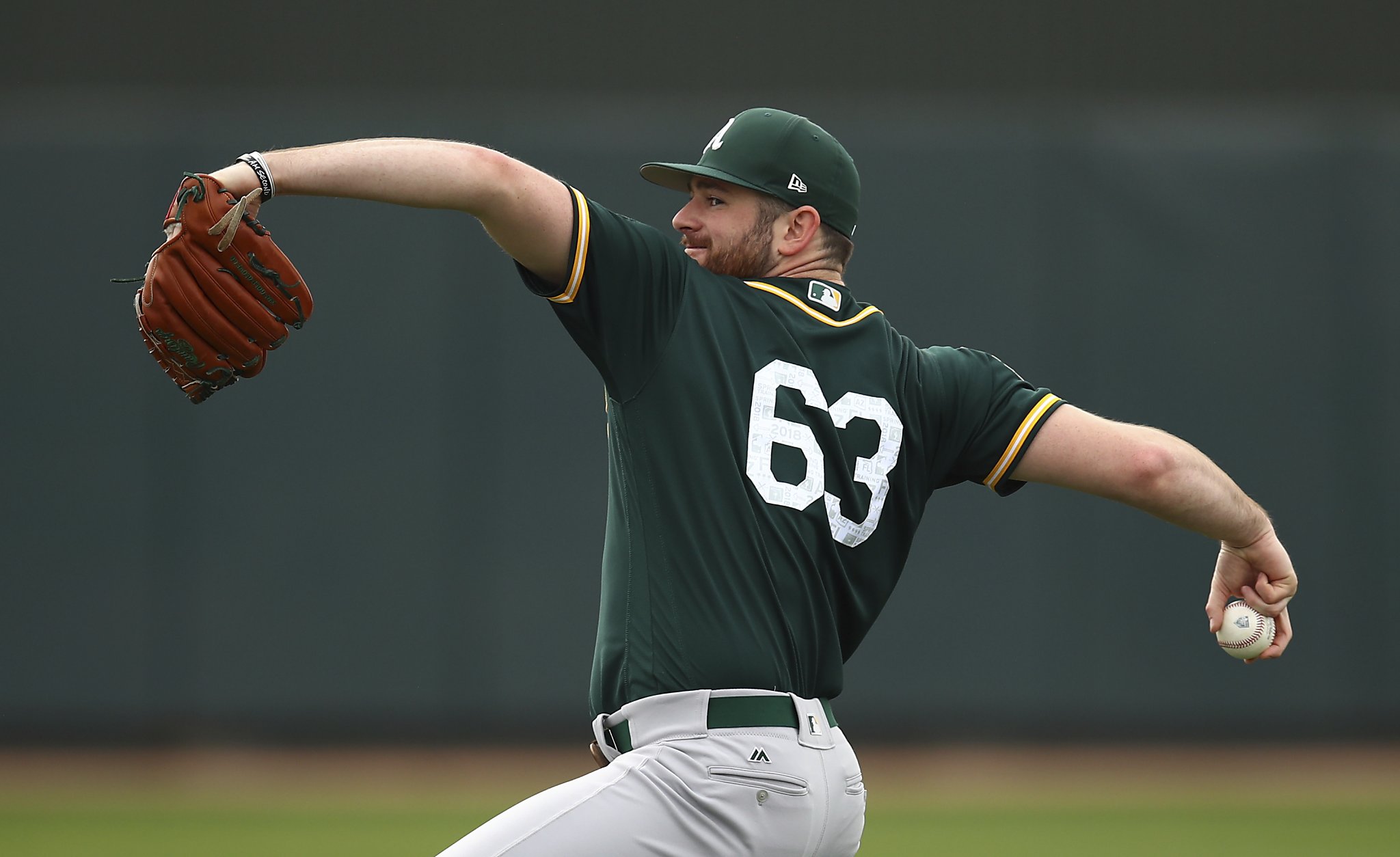 Bobby Wahl back in A’s camp, better than ever after unusual surgery