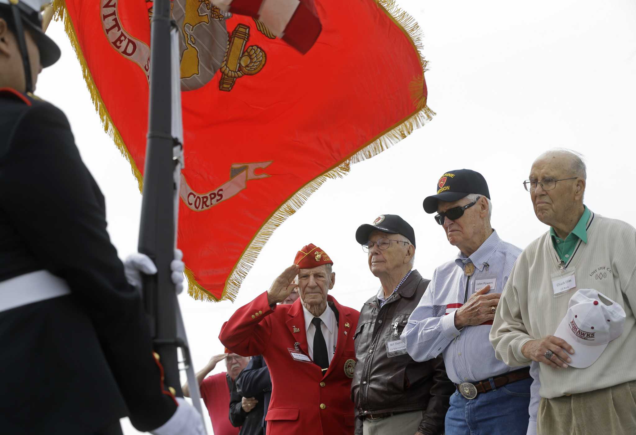 Battleship Texas honors Iwo Jima vets on 73rd anniversary of WWII battle