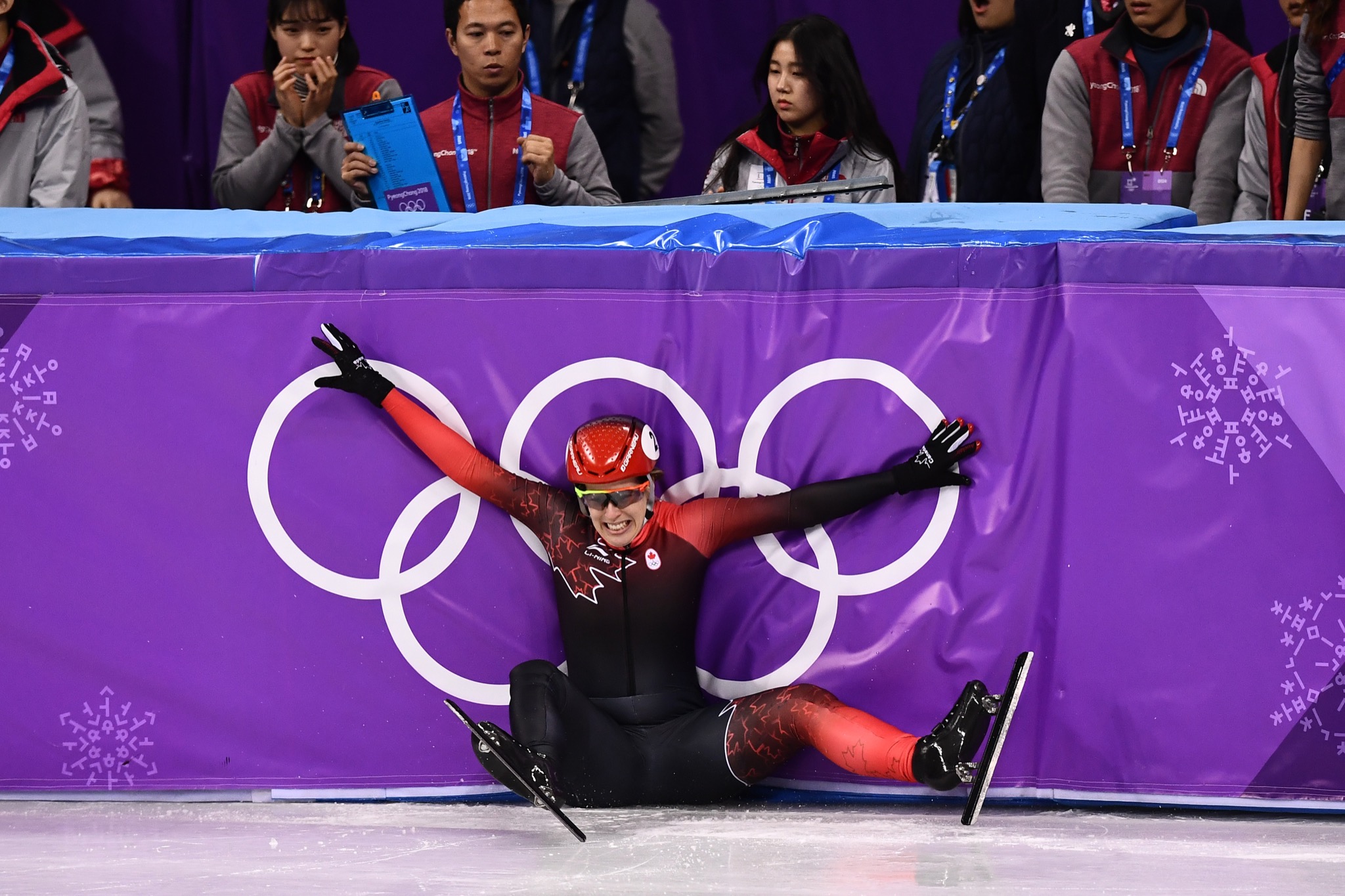 Crashes and spills at the Pyeongchang 2018 Olympic Winter Games