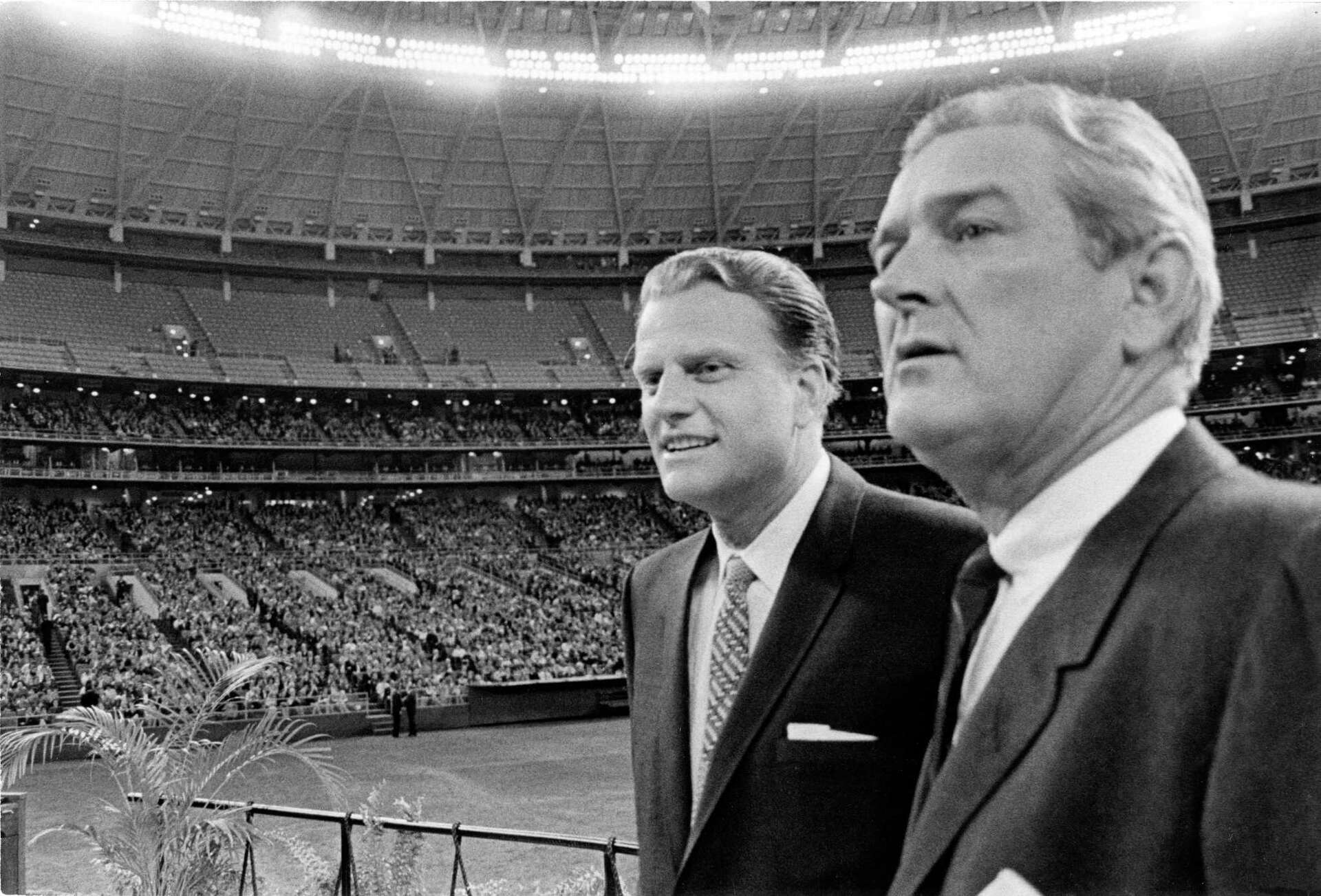 Billy Graham's crusades filled stadiums in Houston