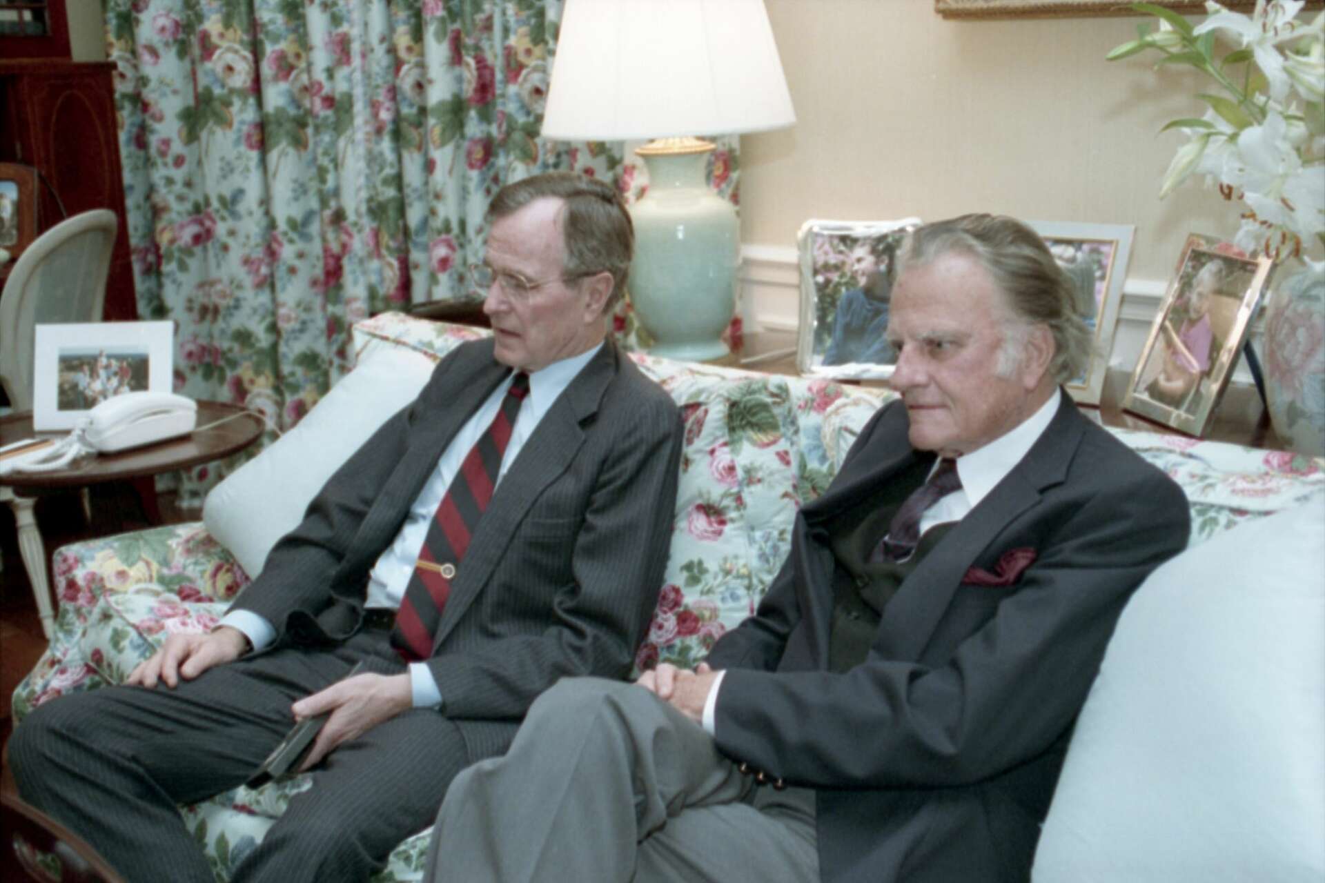 Former President George H.W. Bush shares memories of his friend Billy ...
