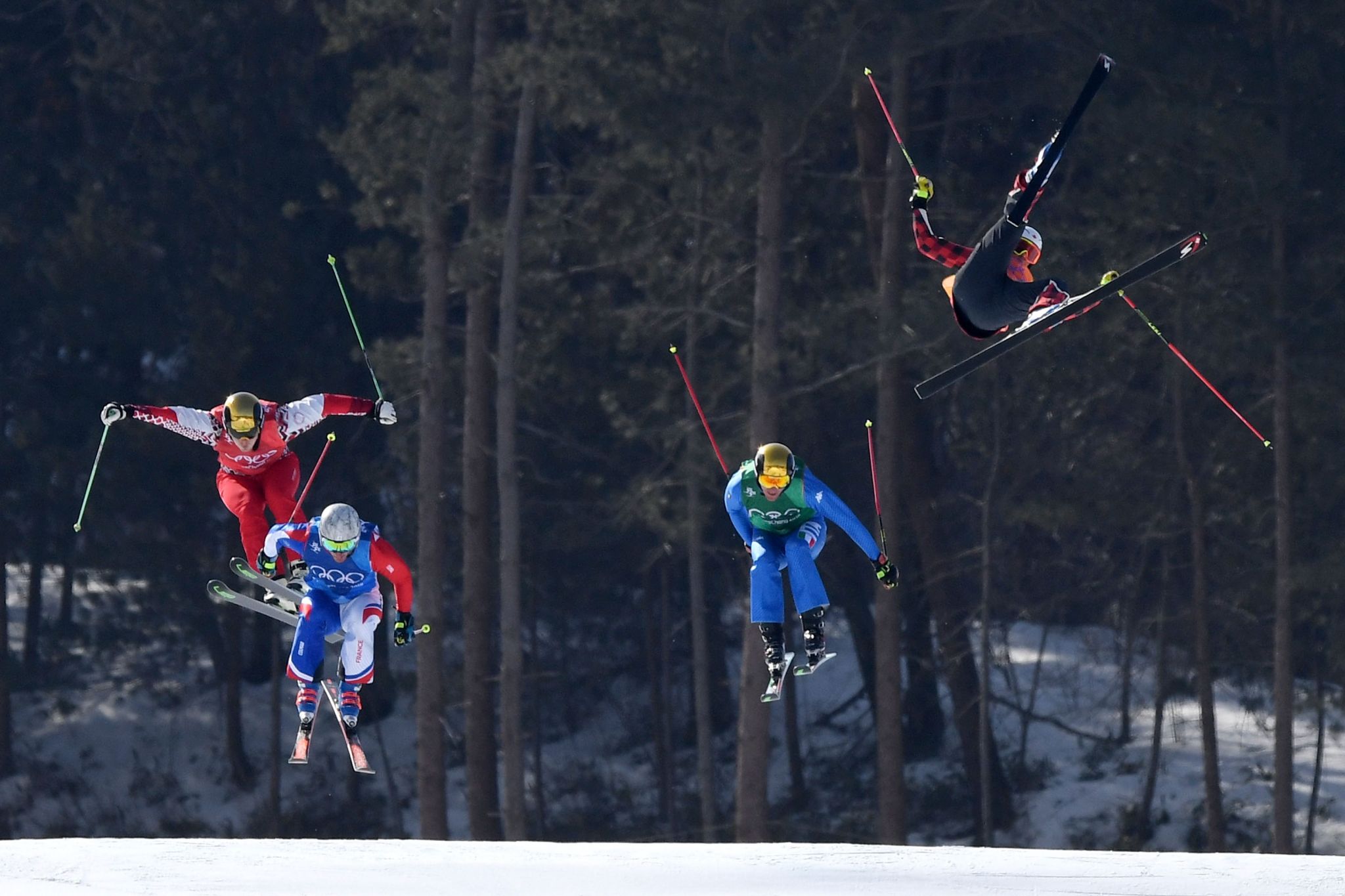 Crashes, slips and spills at the 2018 Winter Olympics
