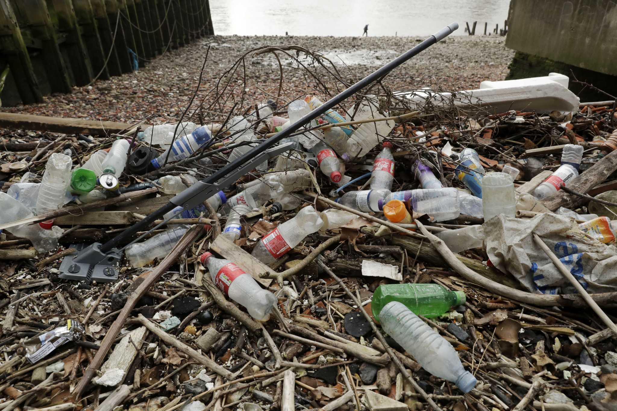 Amid a flood of plastic, big companies try to clean up image