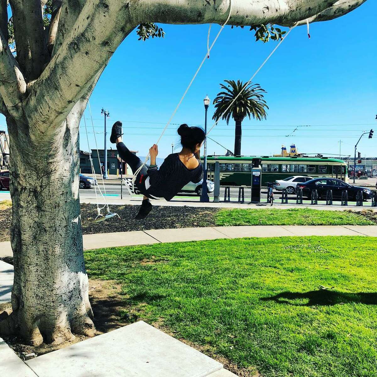 Here's the story behind those swings popping up around San Francisco