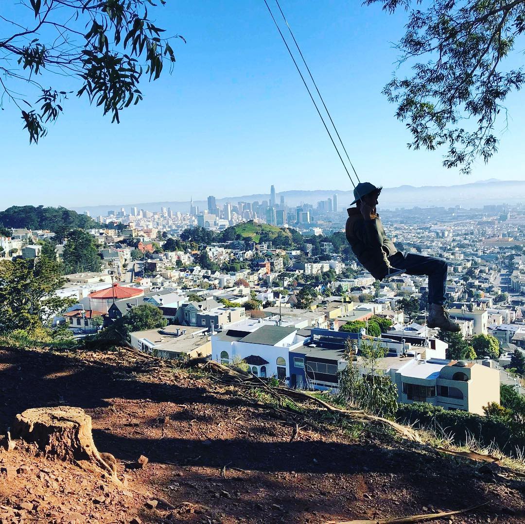 Here's the story behind those swings popping up around San Francisco