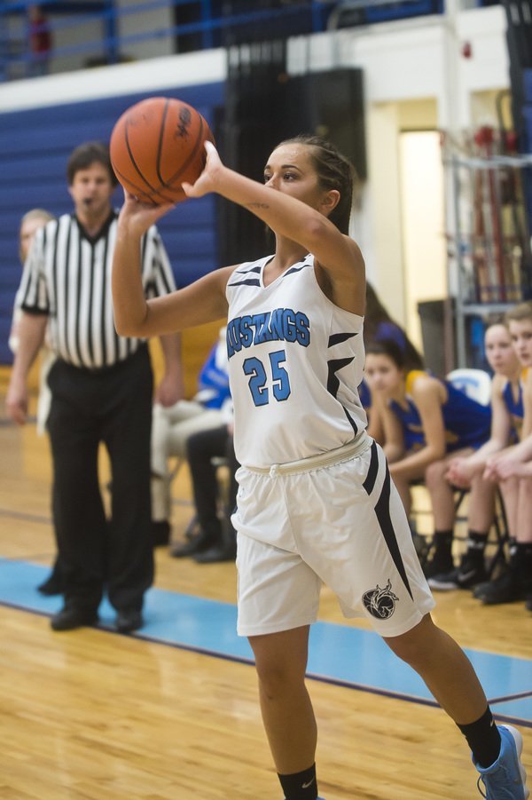 Meridian girls finish regular season with victory