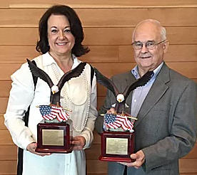Katy EDC Council presents 2 Stan Stanley awards
