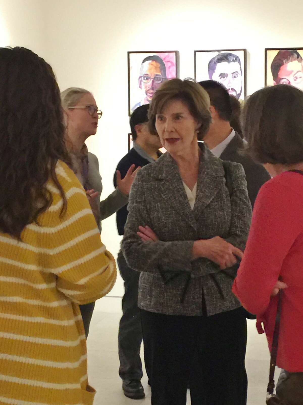Laura Bush pays a surprise visit to the Museum of the Southwest