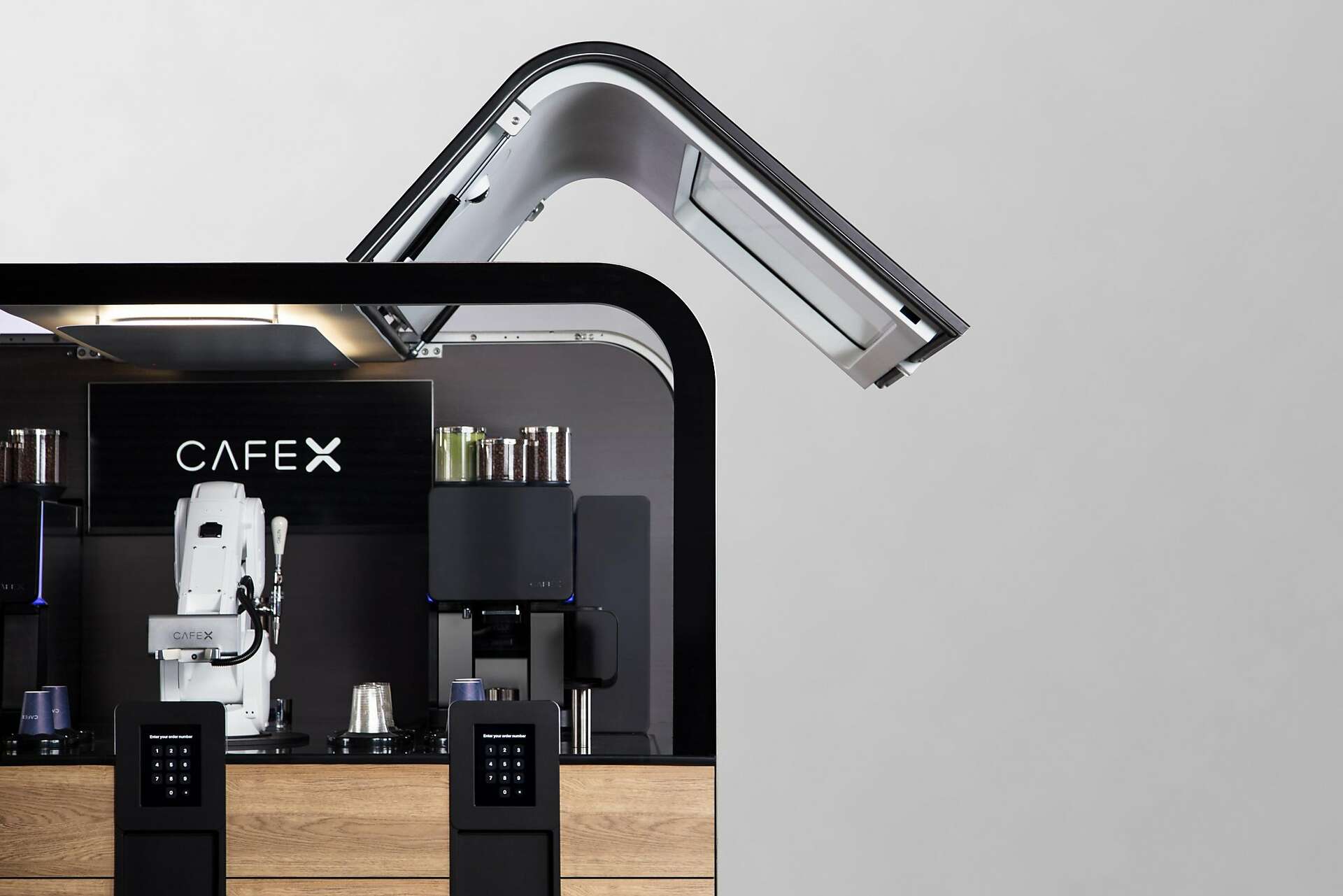 Robotic coffee baristas elbowing in at SFO