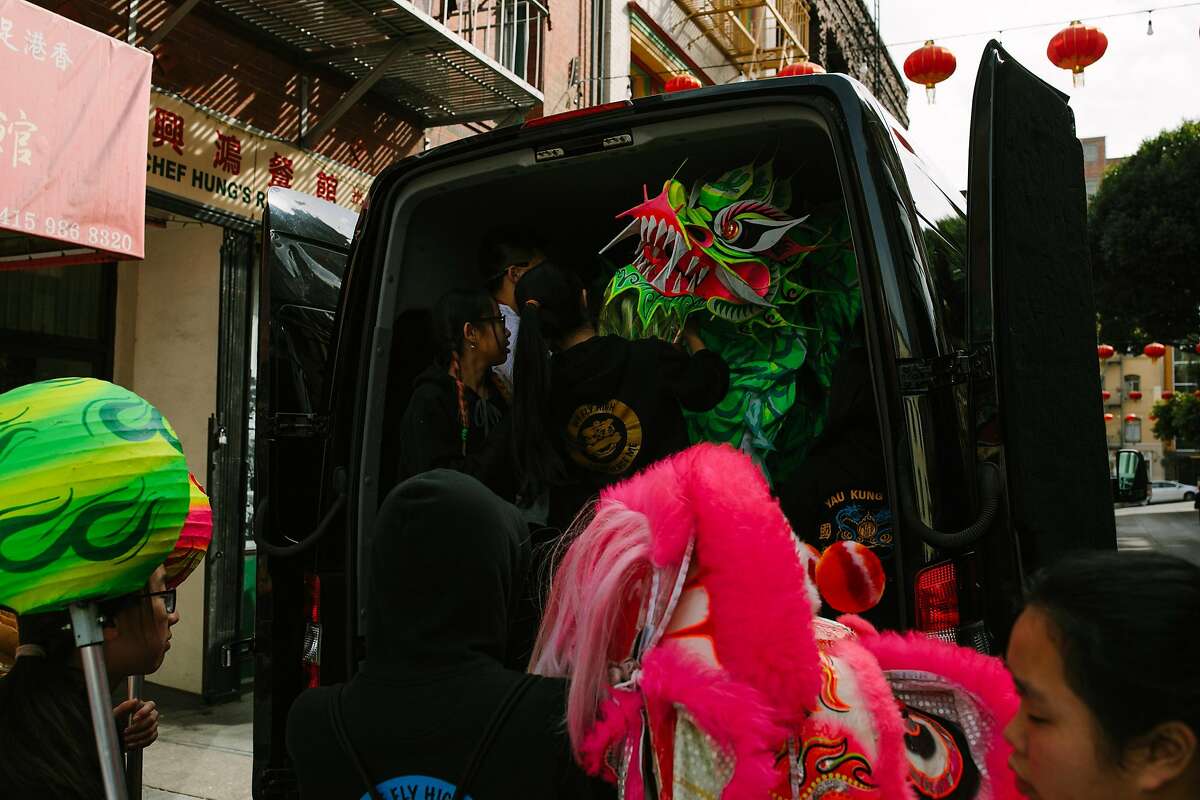 Firecrackers and a brand-new dragon mark SF Chinese New Year parade