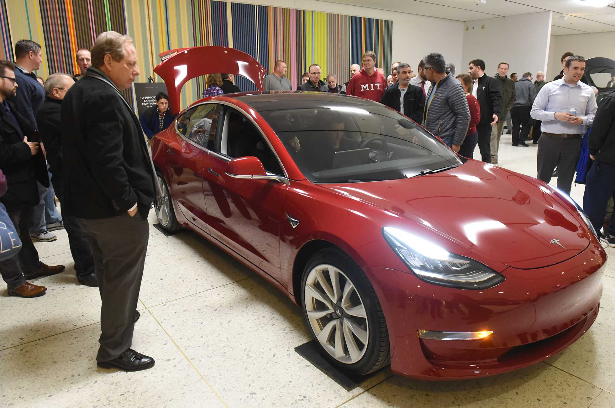 Photos: Tesla makes stop in Albany