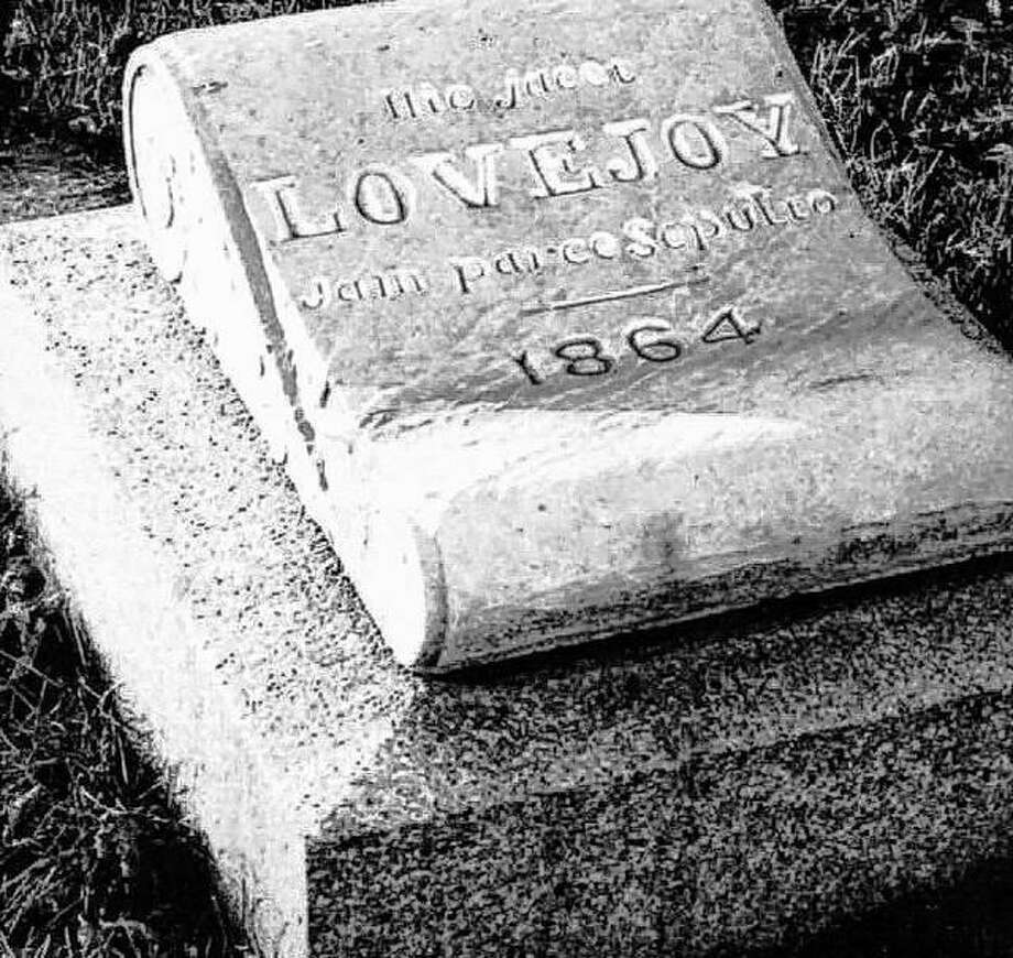 Our Past: Lovejoy gravestone set in 1864 - Alton Telegraph