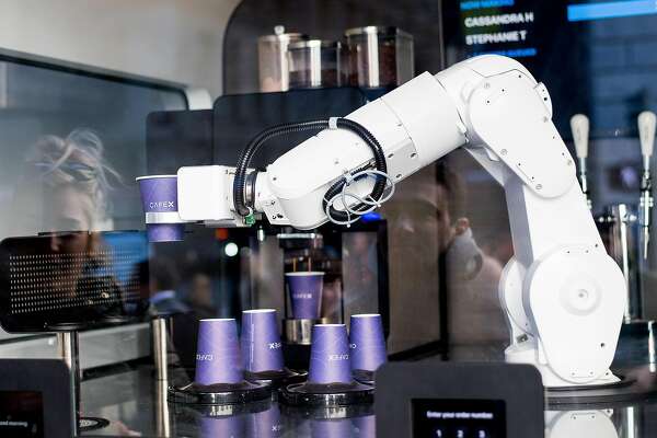 Cafe X’s new coffee robot has rough morning debut - SFChronicle.com Cafe X’s new coffee robot has rough morning debut - SFChronicle.com