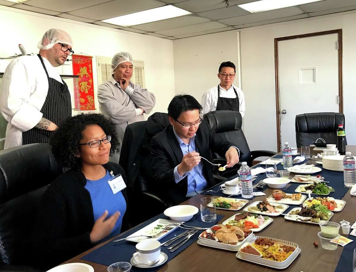 Behind the scenes at an SFO inflight catering kitchen