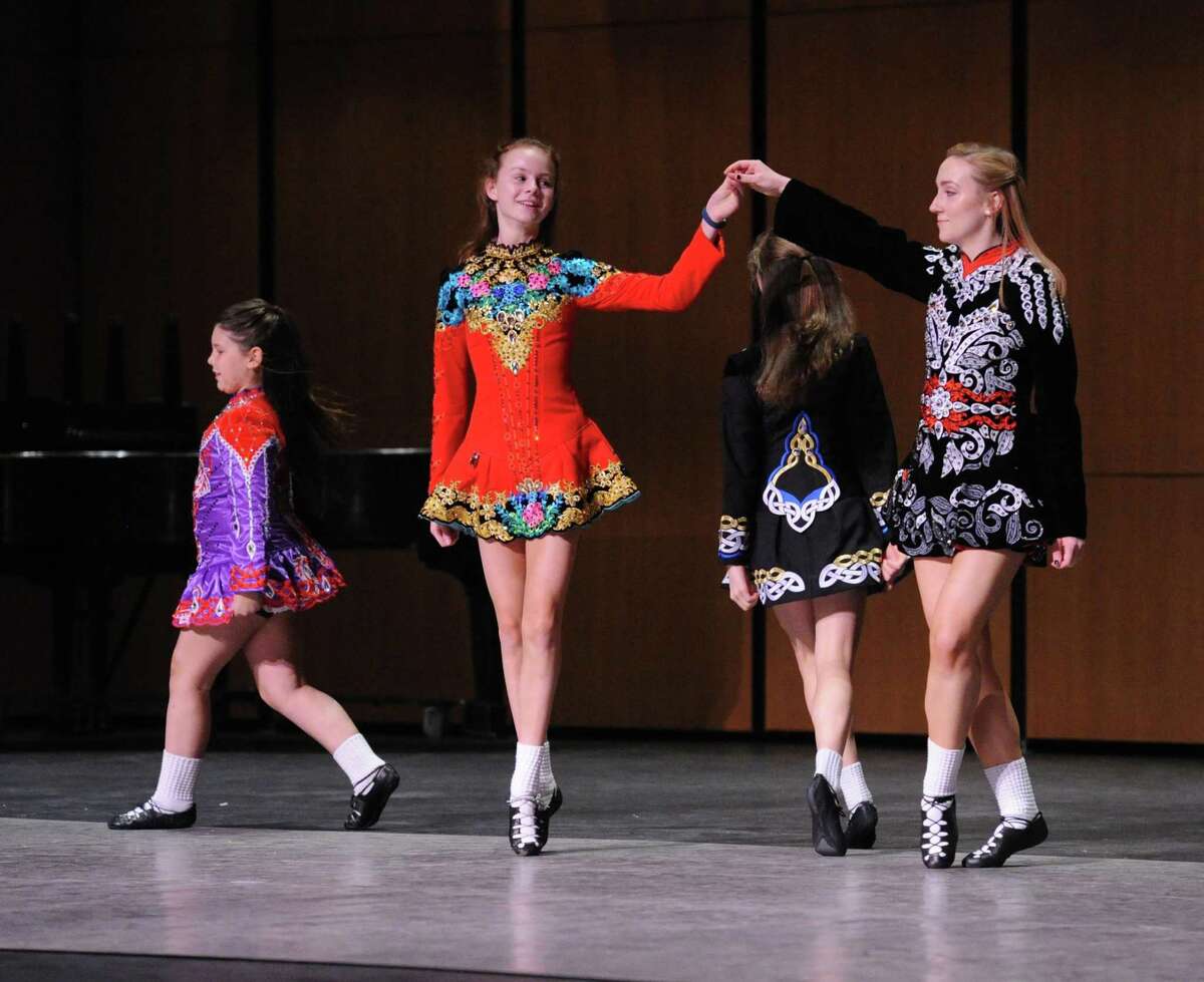 Irish Dancers Kick Up Their Heels At Greenwich High For Diversity Week