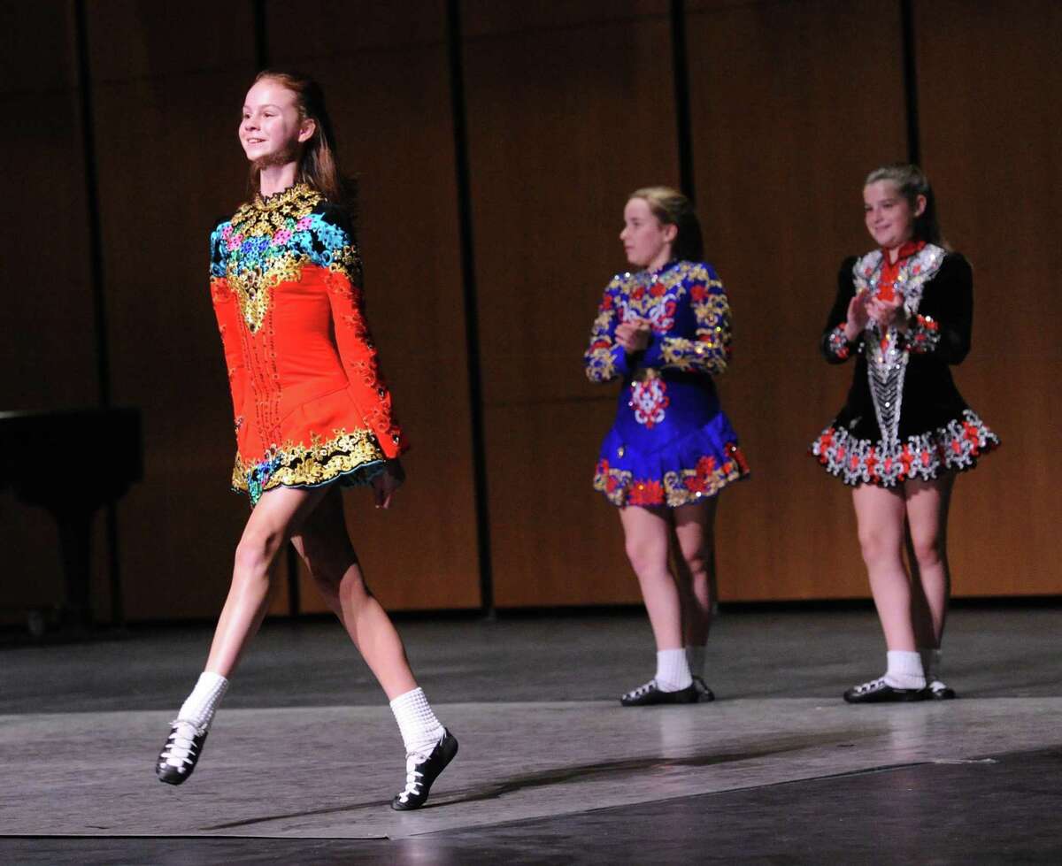 Irish dancers kick up their heels at Greenwich High for diversity week