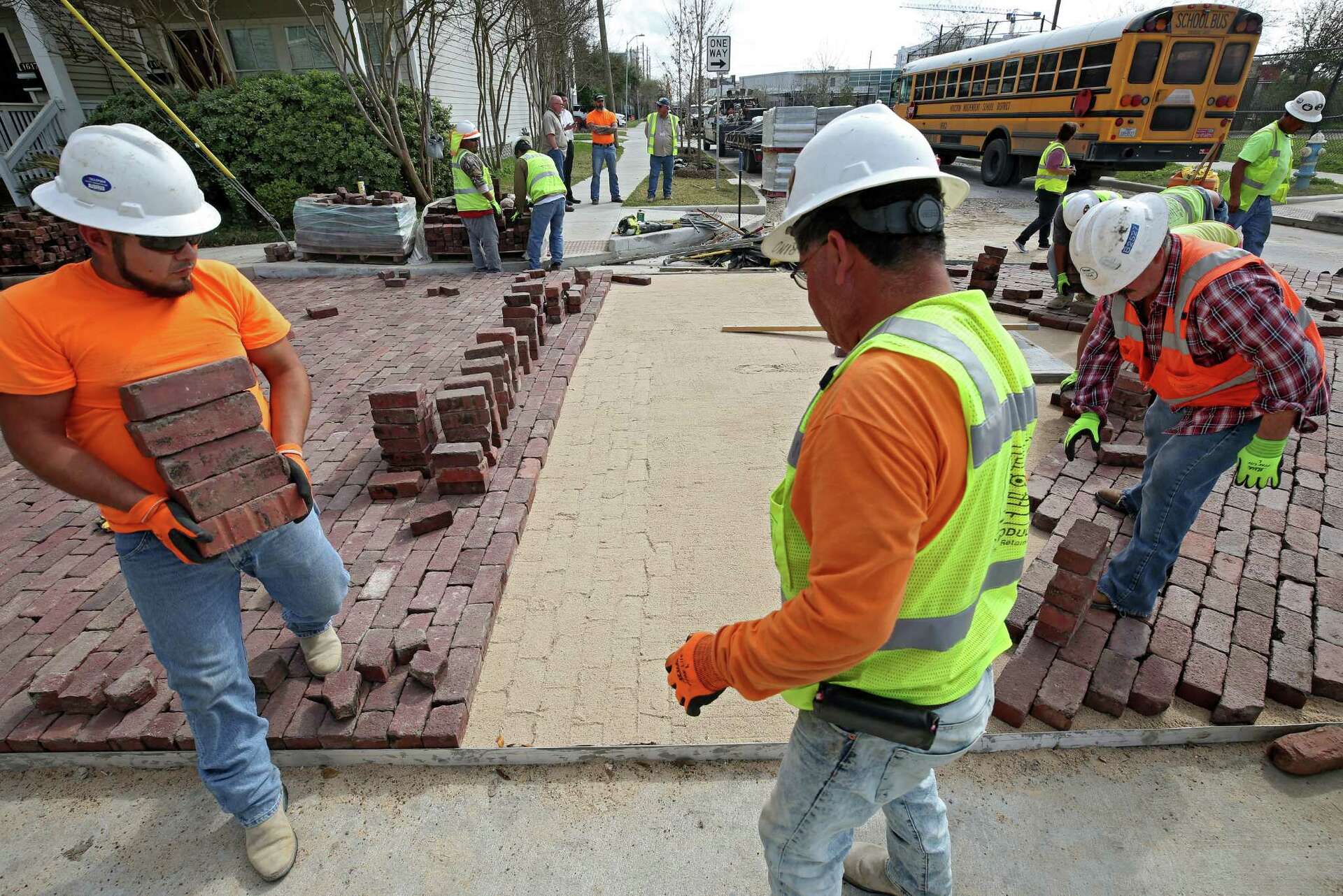 Historic bricks return to Houston’s Freedmen’s Town