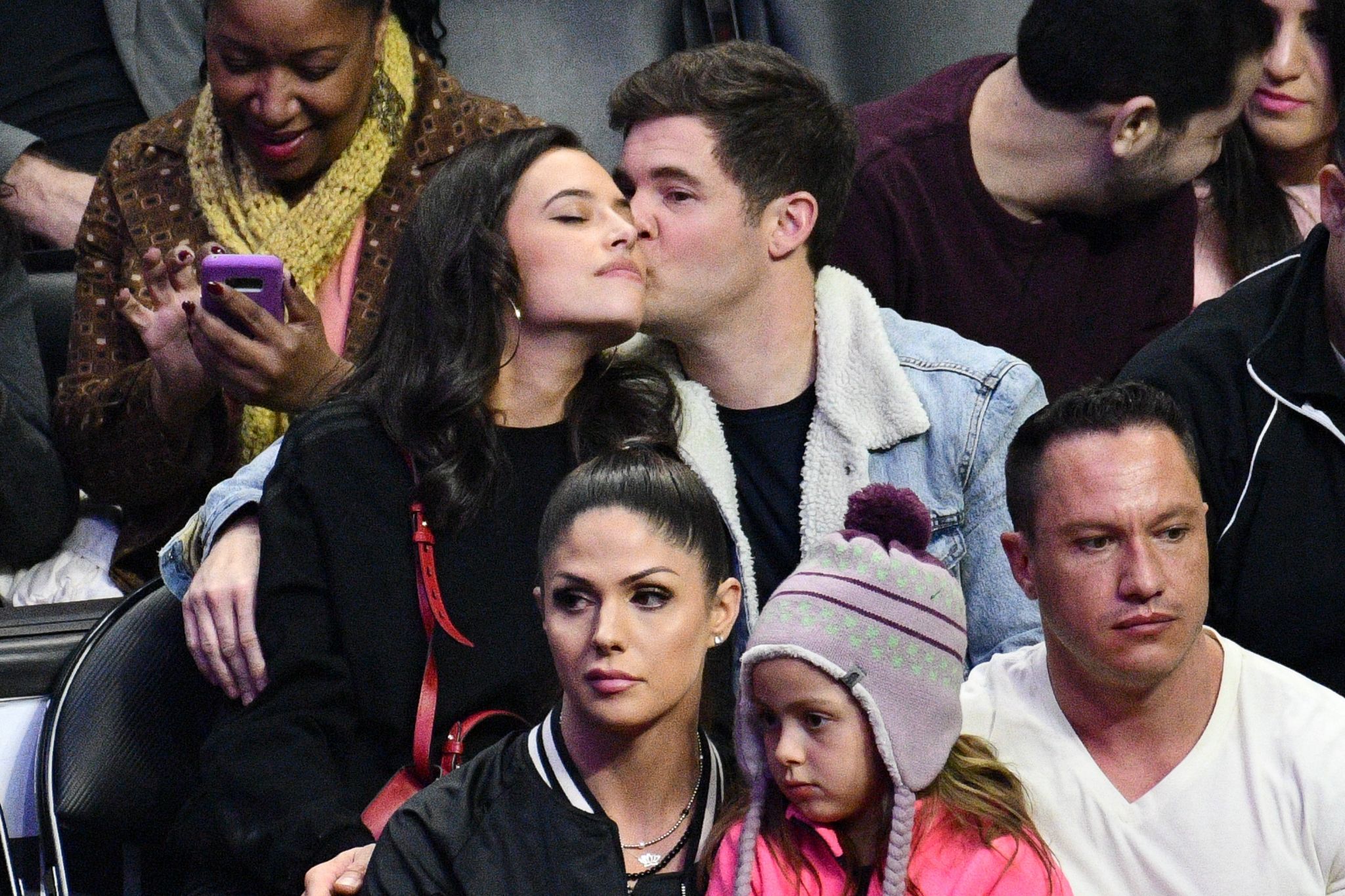 Celebrities spotted at the Rockets' win over the Clippers