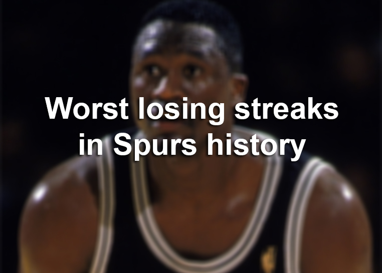 Worst losing streaks in Spurs history