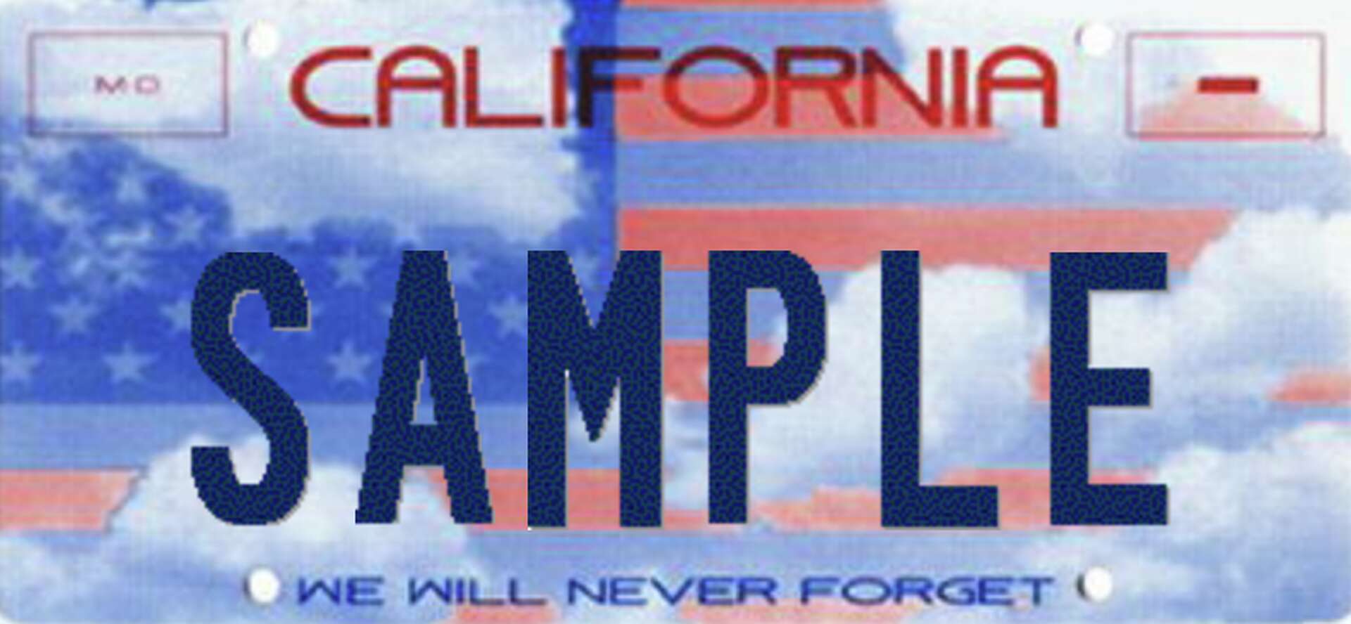 California's most popular license plates