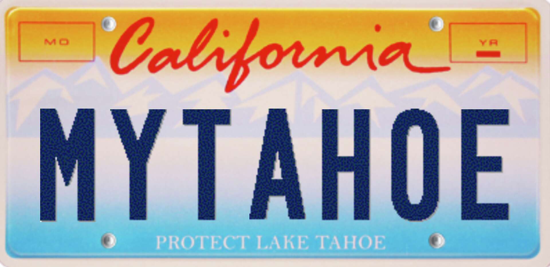 California's most popular license plates