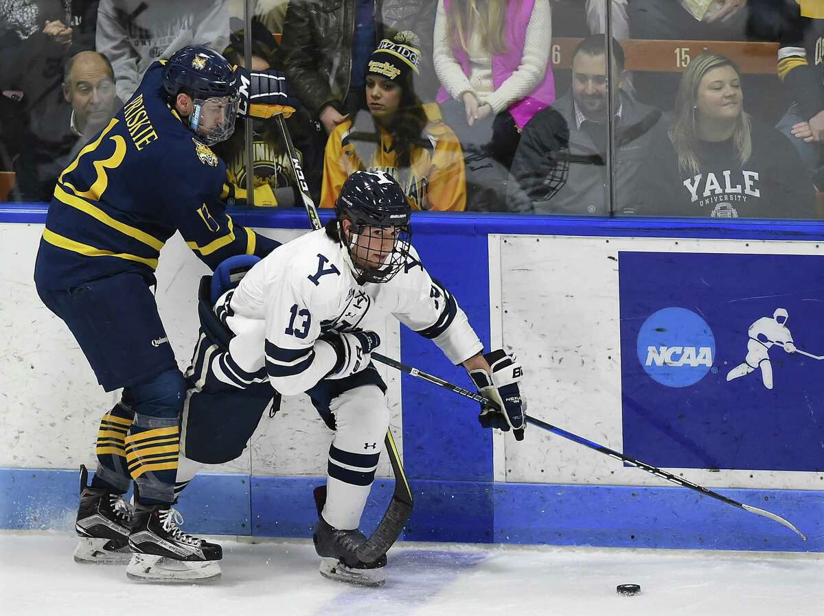 Quinnipiac downs Yale in ECAC Hockey playoff opener