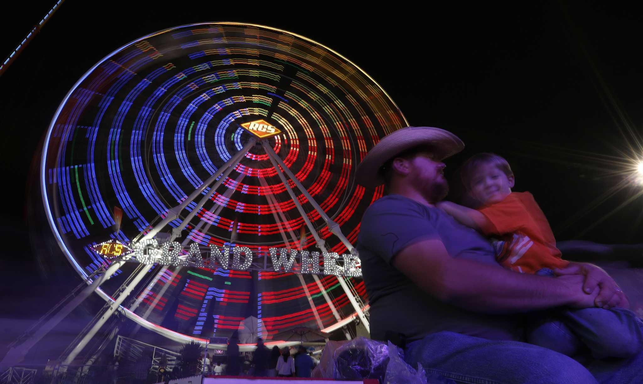 Rodeo photos: Rides, games, prizes and lights of the midway