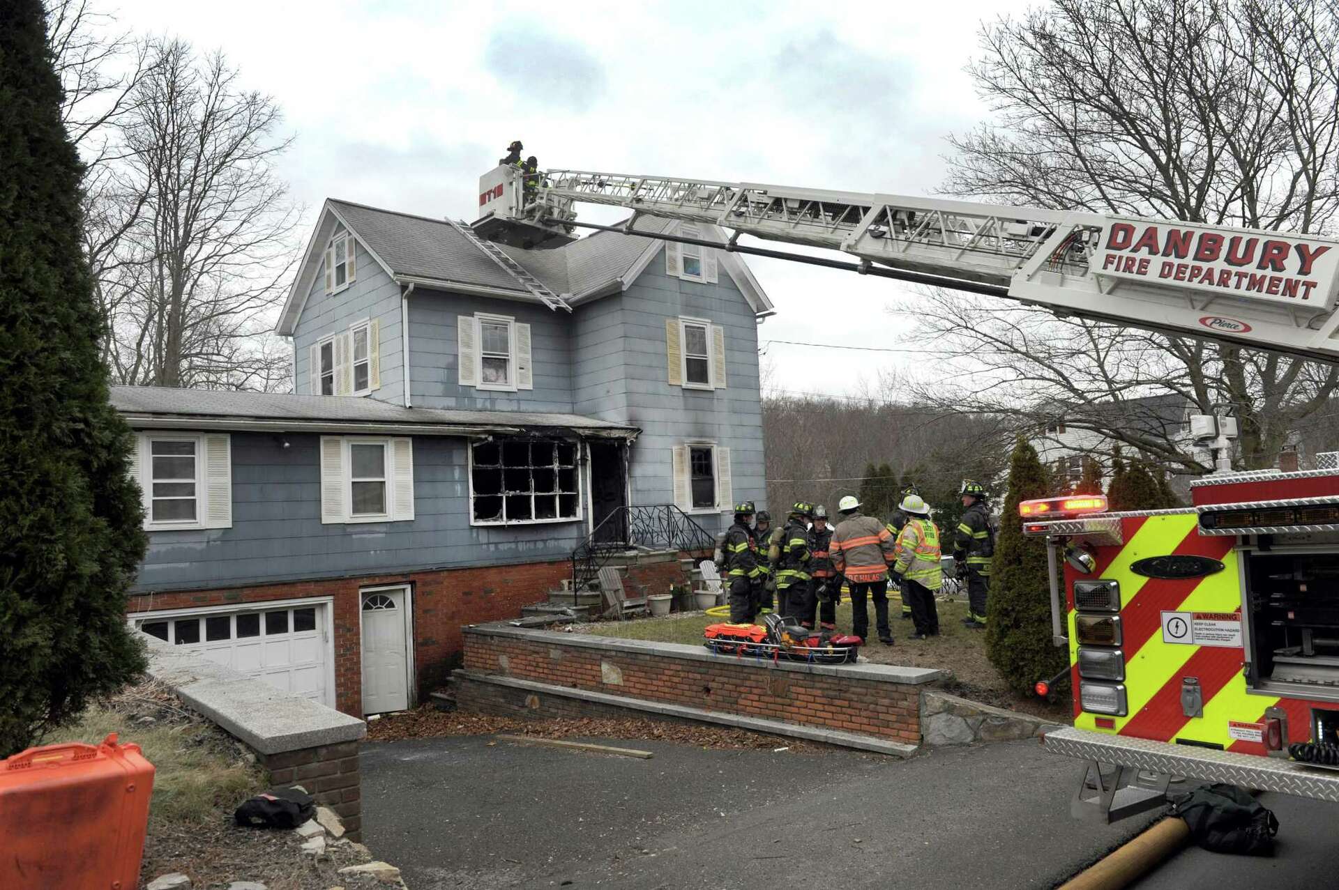 Danbury fire that injured two began with home science experiment