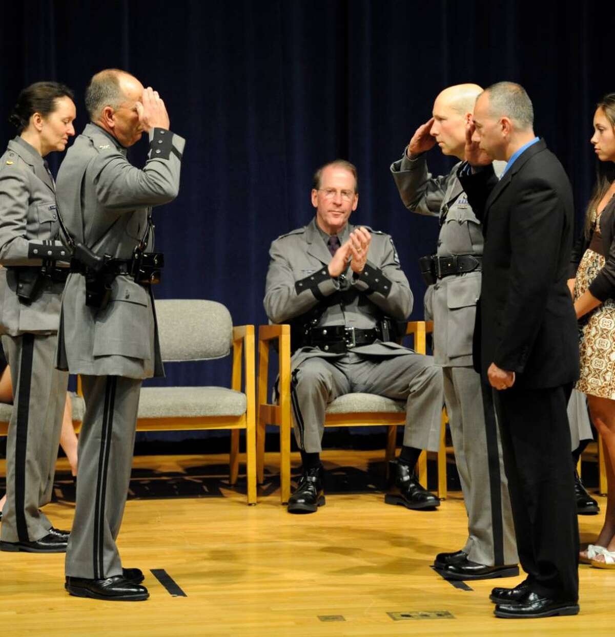 Photos: State police honor troopers, others