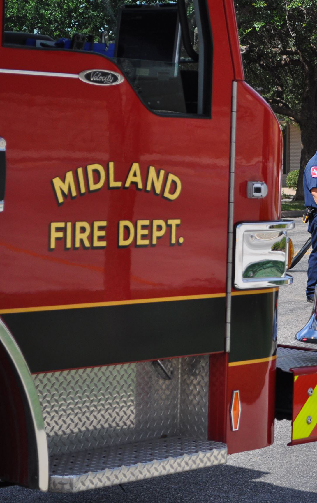 Midland Fire Department responds to fire in north Midland