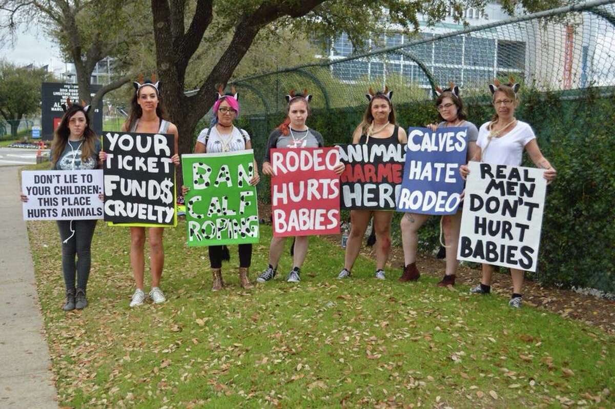 Activist's protest against Houston rodeo goes viral on Facebook