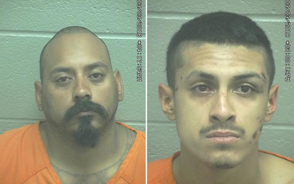 Two men arrested on assault charges