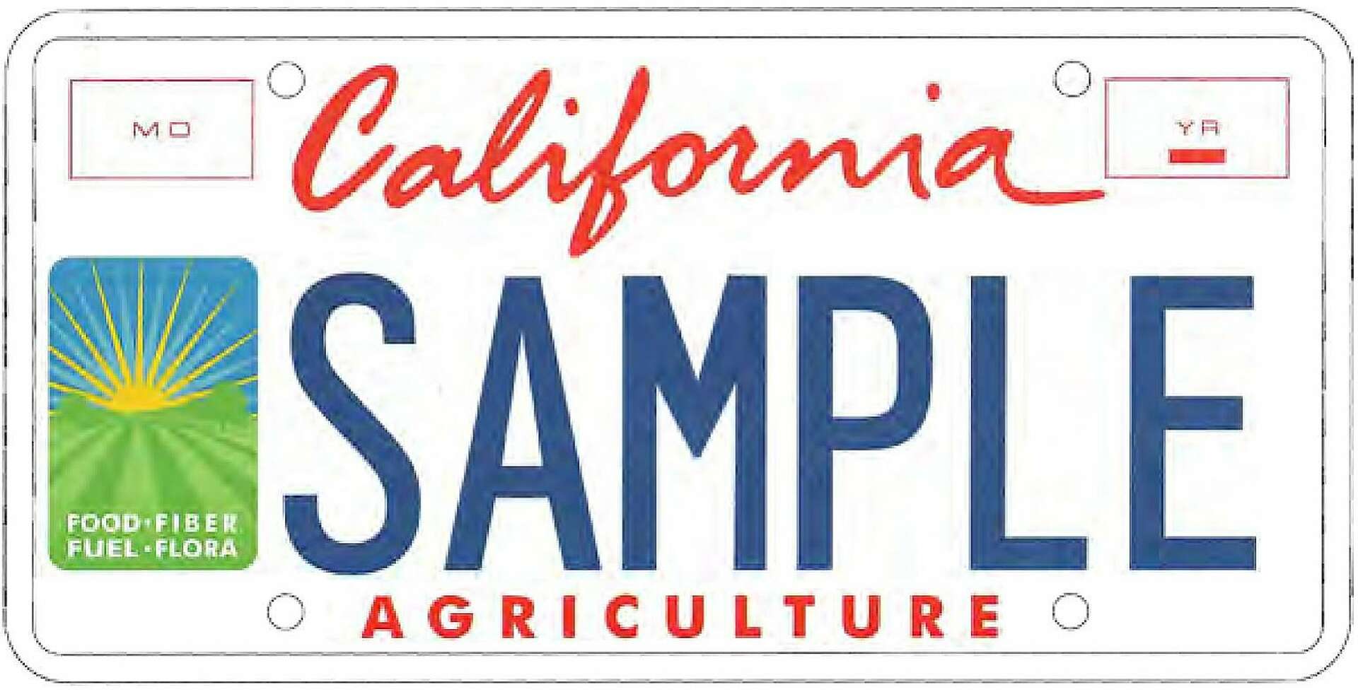 California's most popular license plates