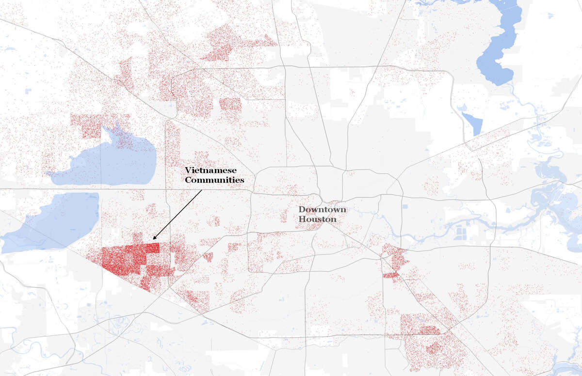 Maps spotlight Houston area's multinational communities